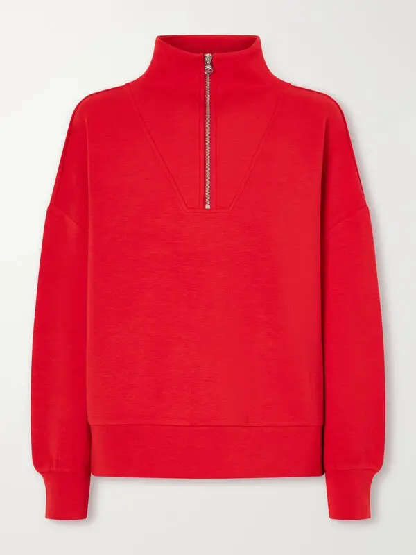 Varley Hawley Jersey Sweatshirt - Red