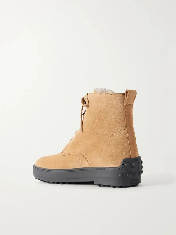 TOD'S Win Gomm 84l Suede Ankle Boots