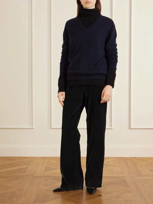 THE ROW Adler Cotton-corduroy Wide-leg Pants