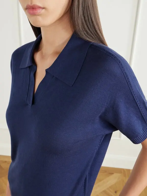 JOSEPH Niata Silk Polo Shirt