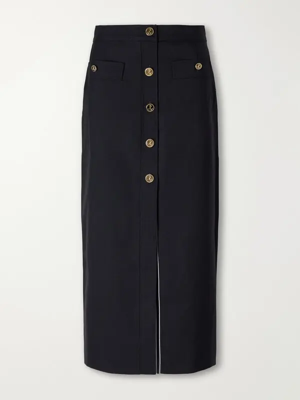 Thom Browne Cotton-blend Midi Skirt