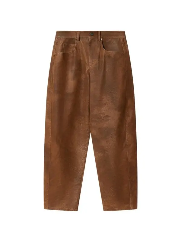 MARANT ETOILE Belky Faux Leather Trousers