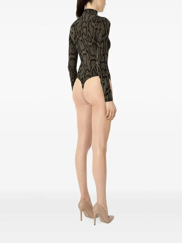 Wolford Shimmering Python Bodysuit