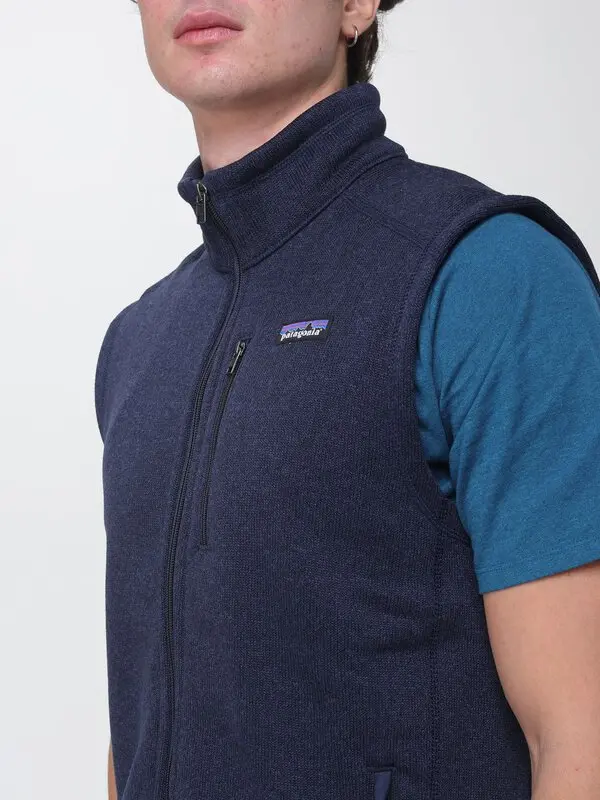 Patagonia Better Sweater™ Technical Recycled Fleece Vest With High Neck - Navy