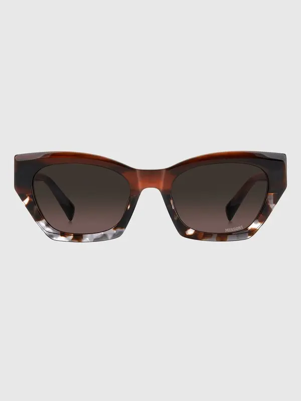 Missoni Seasonal Rectangular Acetate Sunglasses Size
