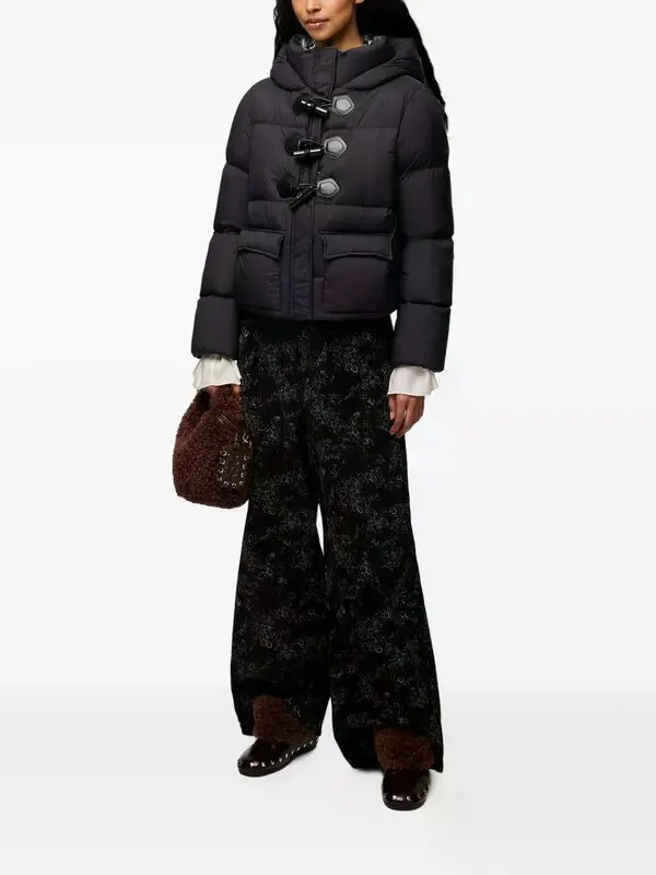 GANNI Mini Puffer In Future Nylon