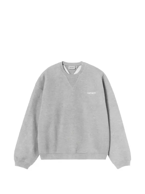 Carhartt Work In Progress Ebbert Logo-embroidered Ribbed-trim Sweatshirt