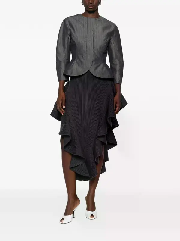 Jacquemus Pinstripe-pattern Peplum Jacket