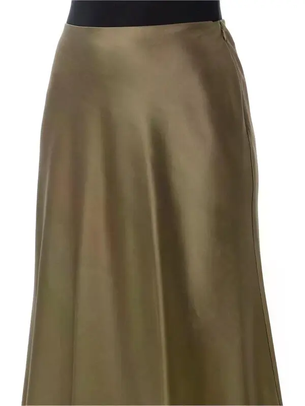 Ralph Lauren Satin-finish Flared Skirt