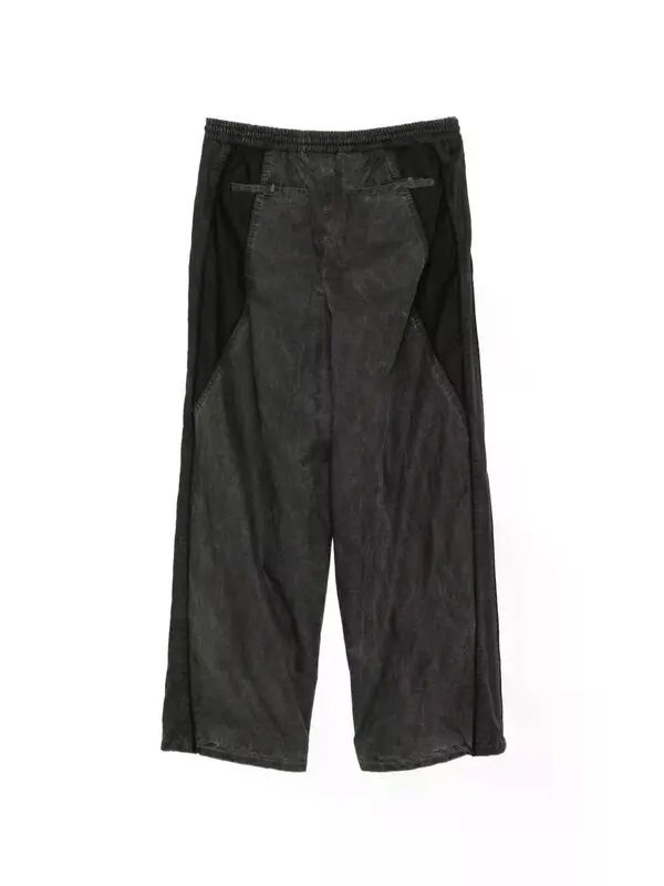 JUUN.J Faded-effect Drawstring Track Pants