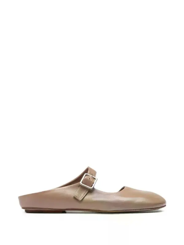 Officine Creative Meredith Buckle-strap Leather Mules