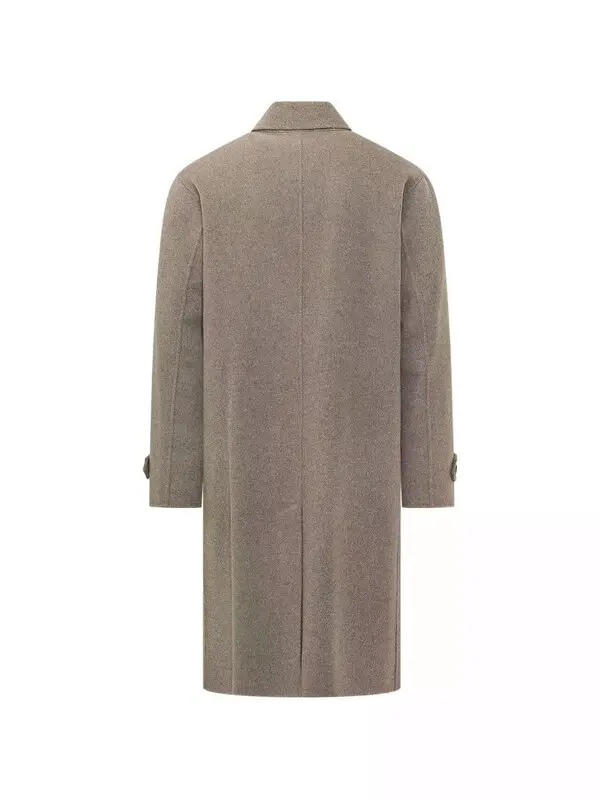 BOSS Relaxed-fit Coat In A Wool Blend