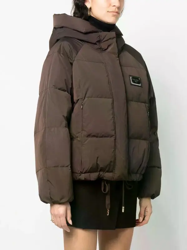 Dolce & Gabbana Logo-plaque Padded Jacket