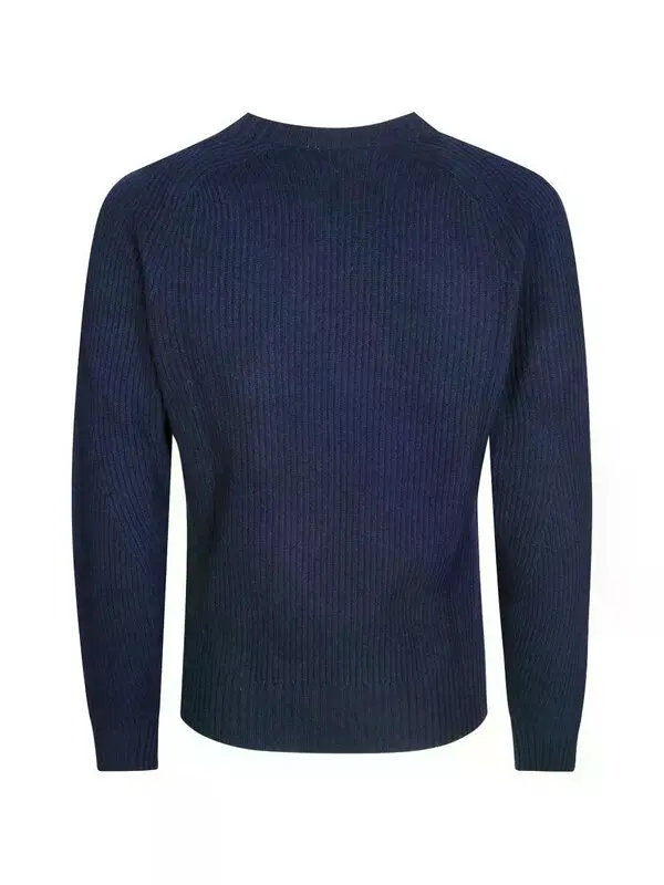 Altea Ribbed-knit Raglan-sleeve Sweater