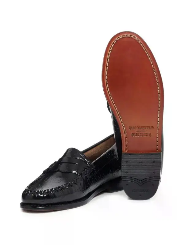 G.H.BASS Weejuns Embossed Loafers