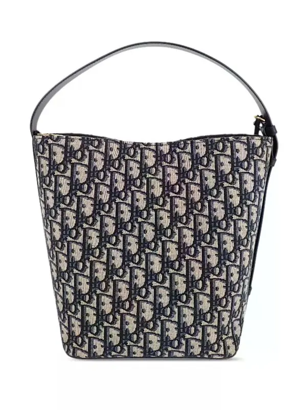 Dior 2000-2026 Small Oblique Canvas Diorstar Bucket Bag