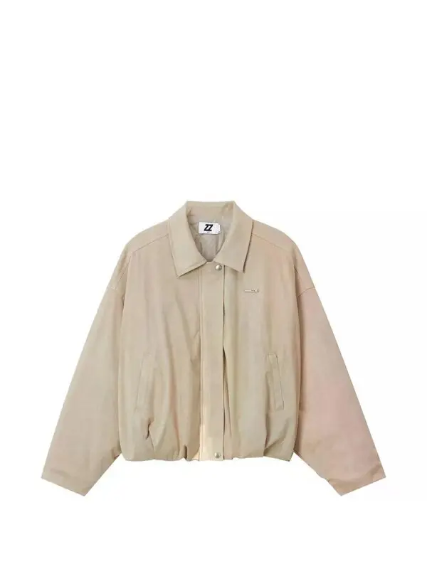 Izzue Suede-effect Bomber Jacket