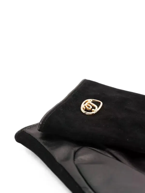 TWINSET Logo-plaque Sheepskin Gloves