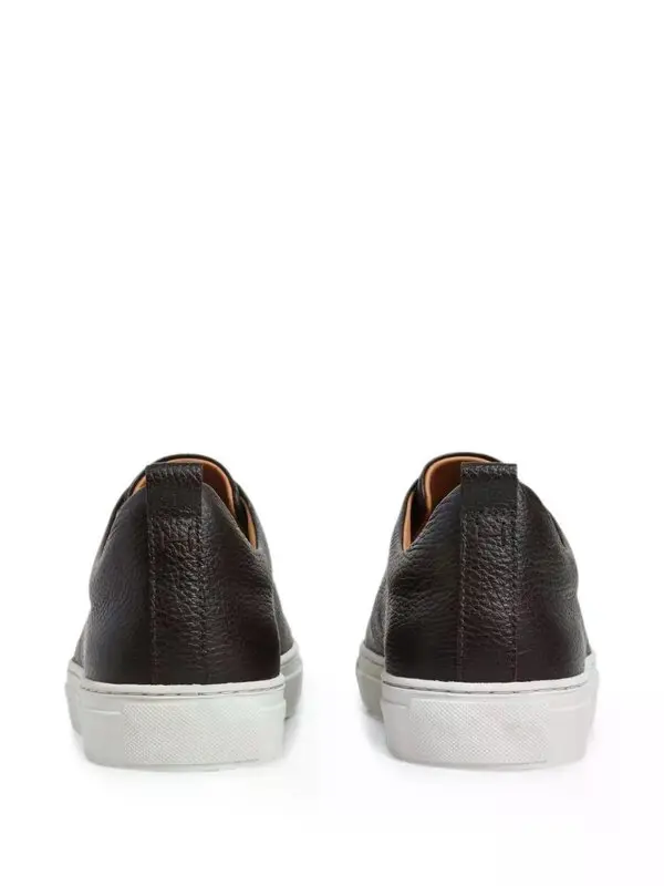HACKETT  Vision Pebble Leather Sneakers