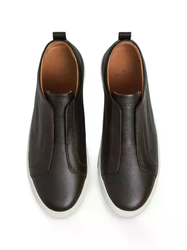 HACKETT  Vision Pebble Leather Sneakers