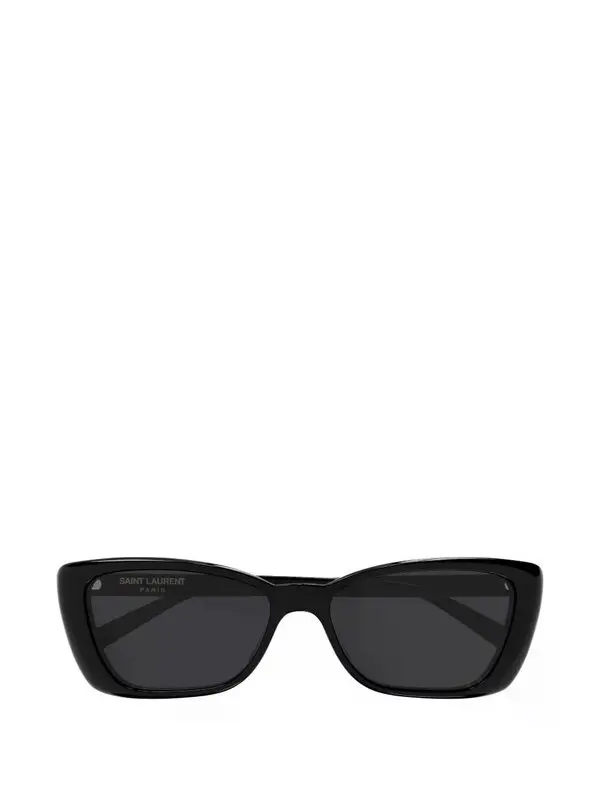 Saint Laurent Sl943 Rectangle-frame Sunglasses - Black