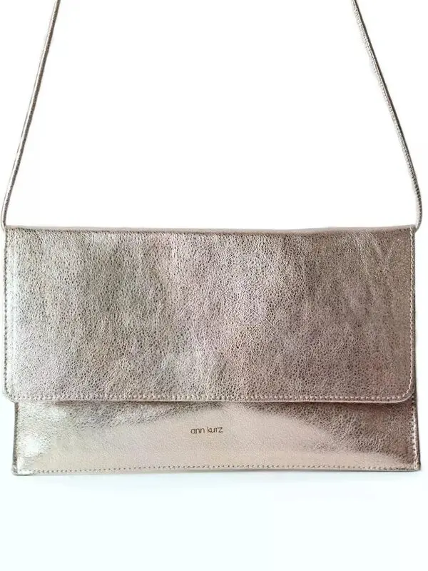 ANN KURZ Metallic-effect Shoulder Bag
