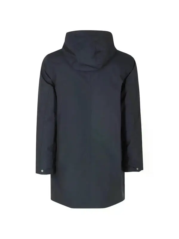 K-WAY Thomas Hooded Logo-print Coat
