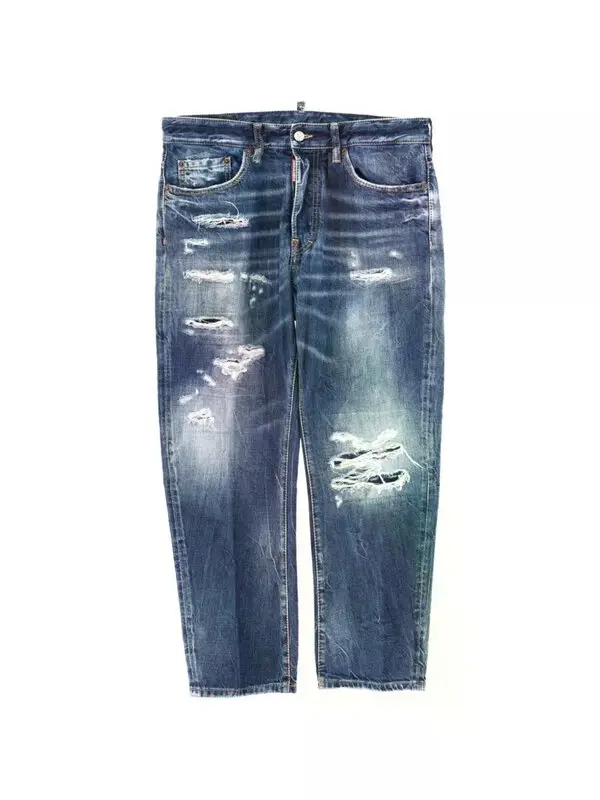 Dsquared2 Distressed Faded-effect Jeans