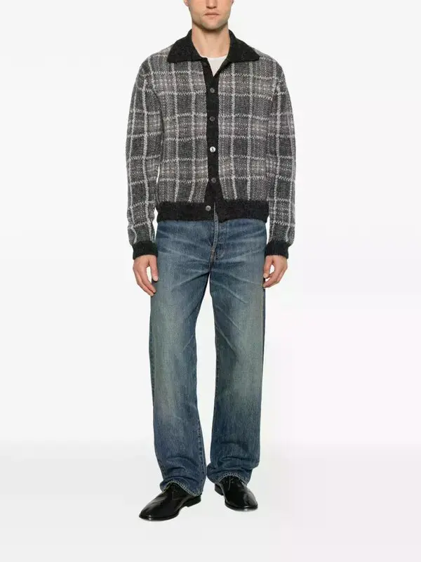 Our Legacy Check-pattern Cardigan