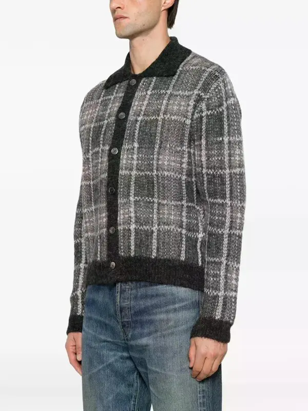 Our Legacy Check-pattern Cardigan