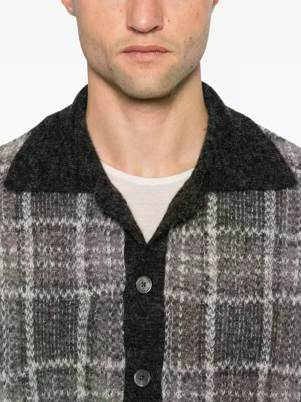 Our Legacy Check-pattern Cardigan