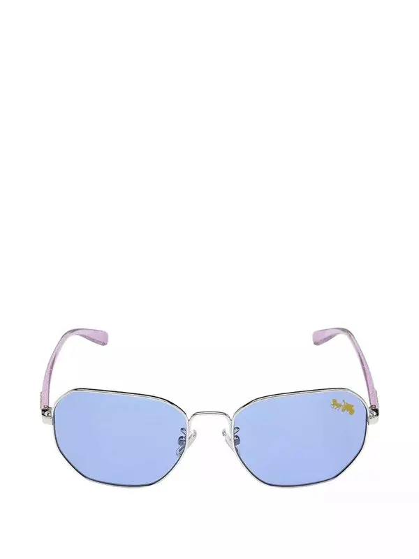 COACH Horse And Carriage Geometric-frame Sunglasses - Pink
