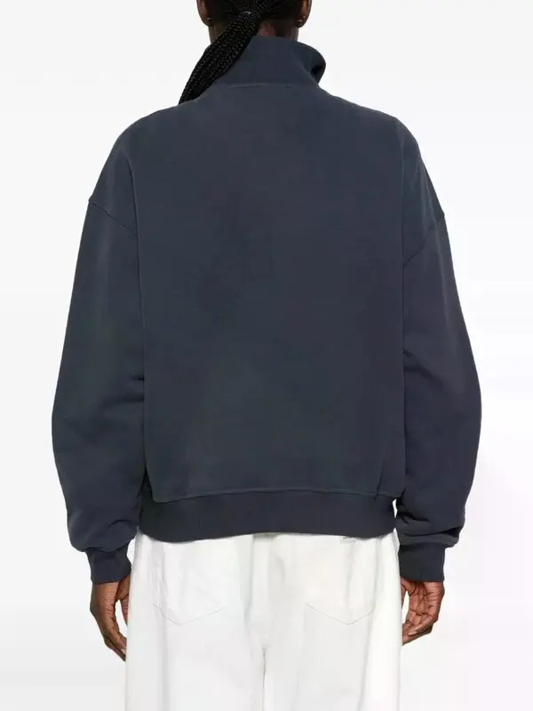 Brunello Cucinelli Logo-patch Half-button Sweatshirt