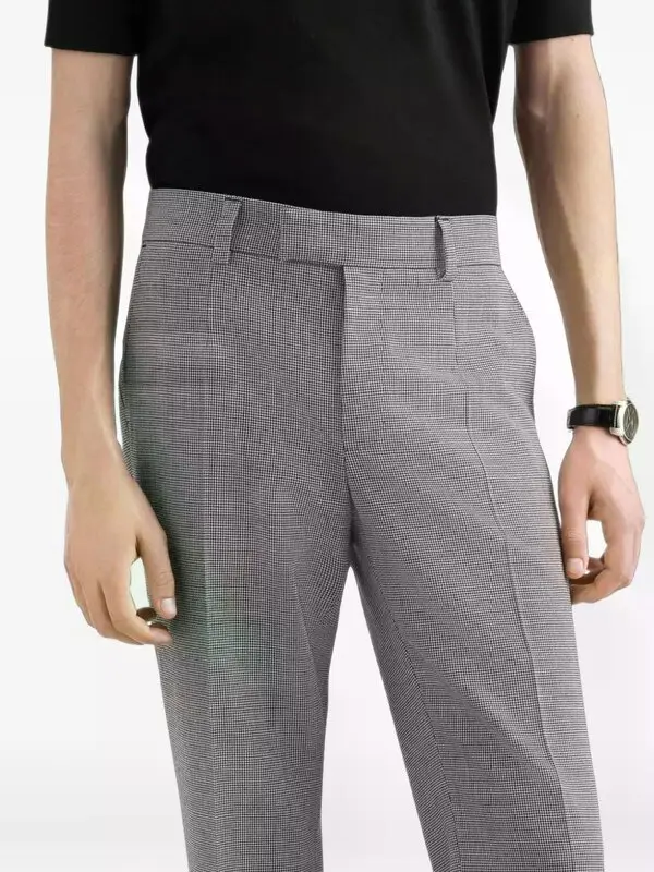 Dolce & Gabbana Houndstooth-pattern Tailored Trousers