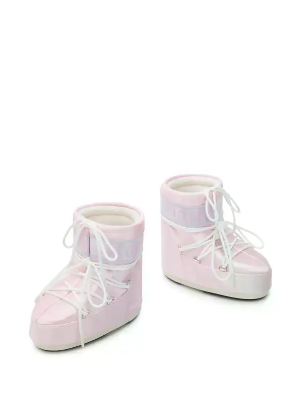 Moon Boot Icon Low Rose Pearly Boots - Pink