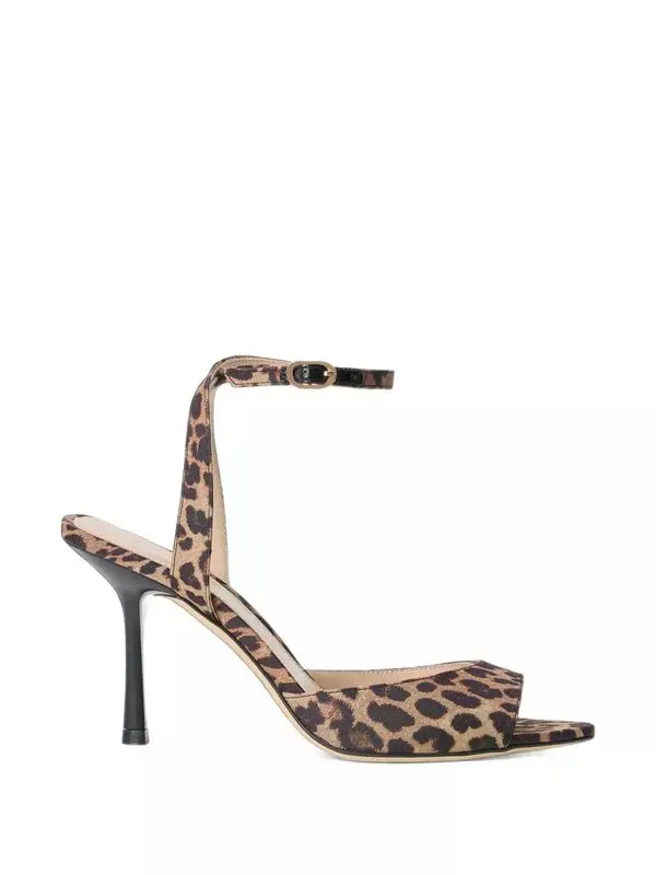 STUART WEITZMAN Lexington Leopard-print Sandals