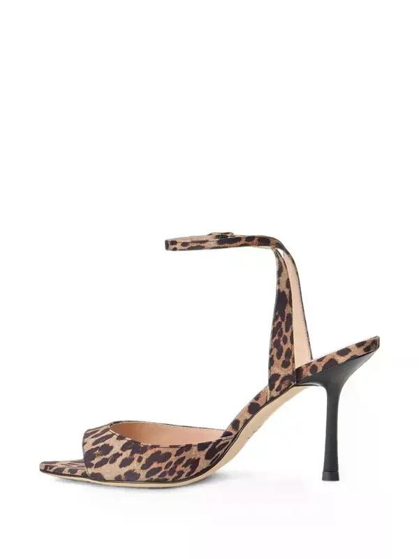 STUART WEITZMAN Lexington Leopard-print Sandals