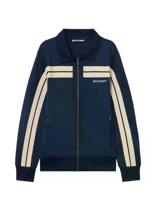 Palm Angels Logo Heritage Zip-up Sweatshirt