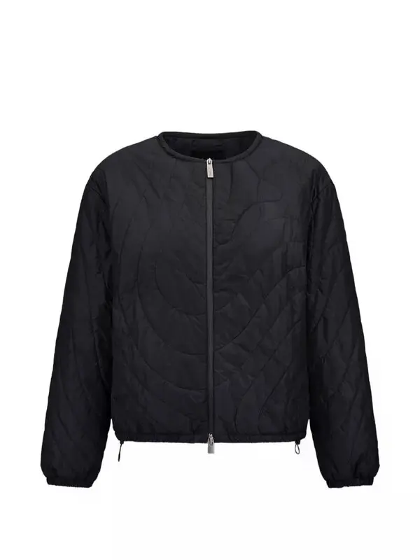 Herno Quilted Crew-neck Jacket - Black