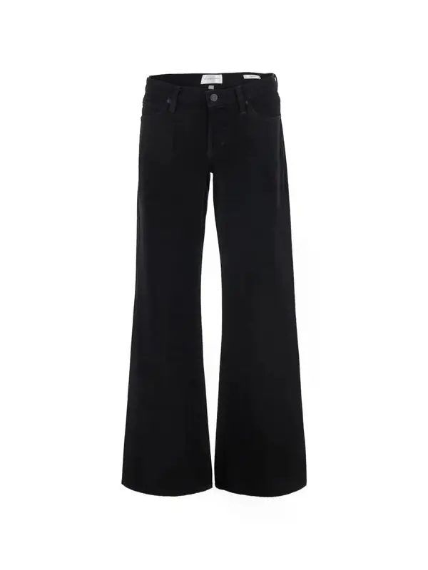 FRAME The Gray Wide-leg Jeans