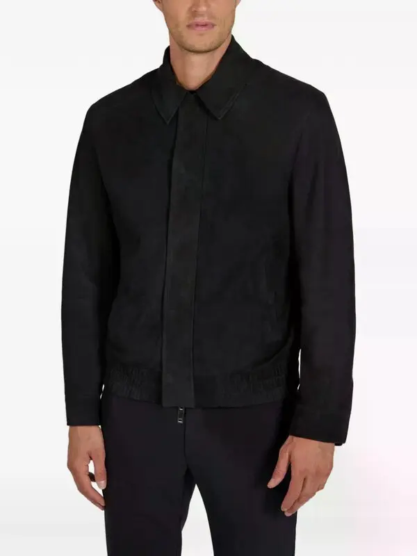 SLOWEAR Montedoro Suede Bomber Jacket