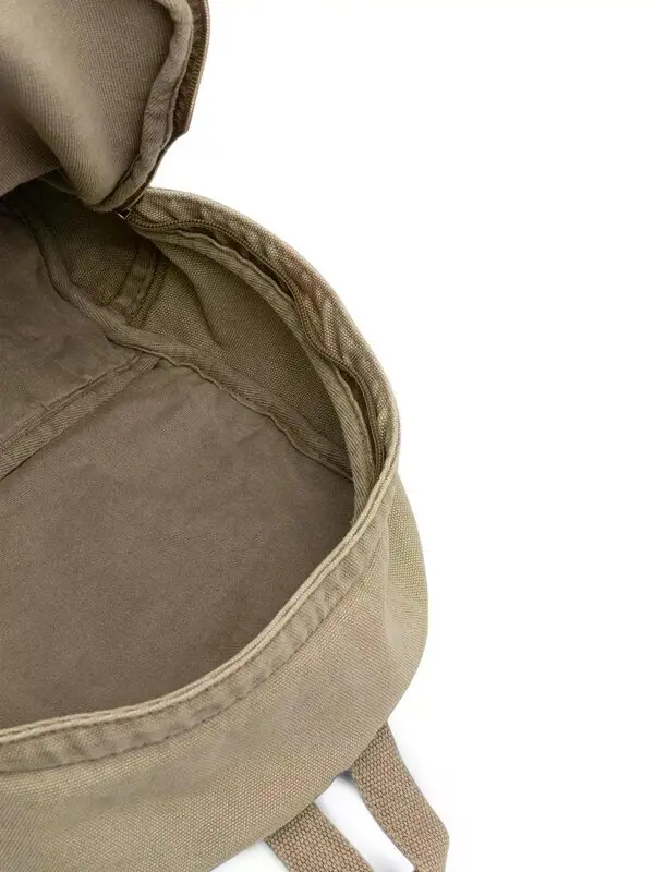 LEVI'S Remi Logo-patch Canvas Backpack - Brown