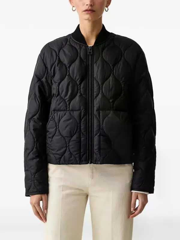 Marc O'polo Quilted Zip-up Bomber Jacket