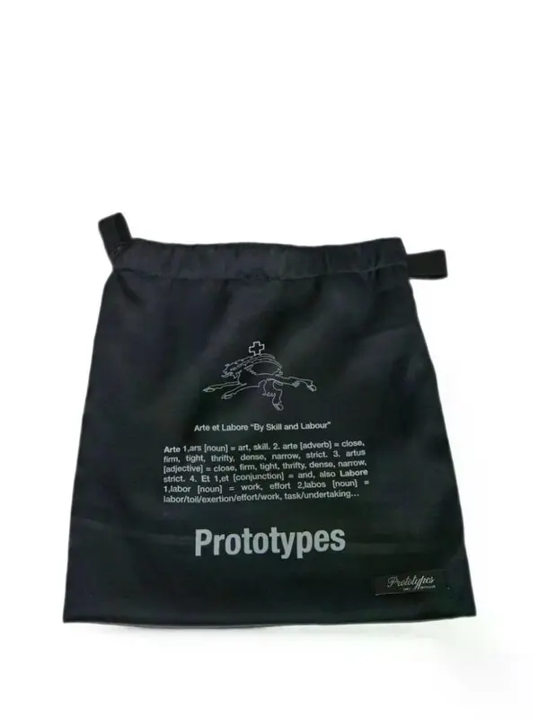 PROTOTYPES Logo-print Drawstring Clutch Bag