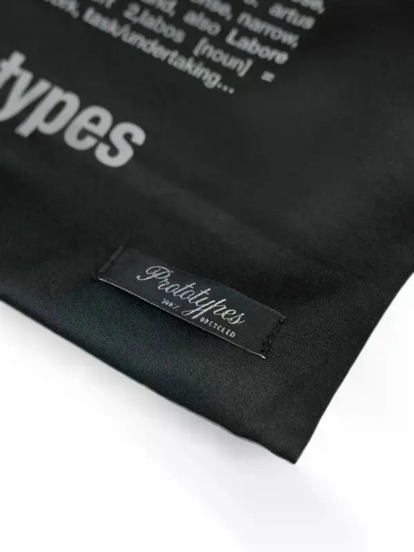 PROTOTYPES Logo-print Drawstring Clutch Bag