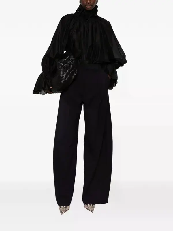 THELATEST Pleated Wide-leg Trousers