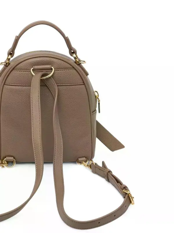 Moschino Logo-tag Pebbled Backpack
