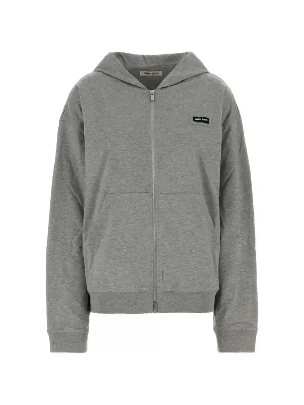 Miu Miu Cotton Fleece Hoodie