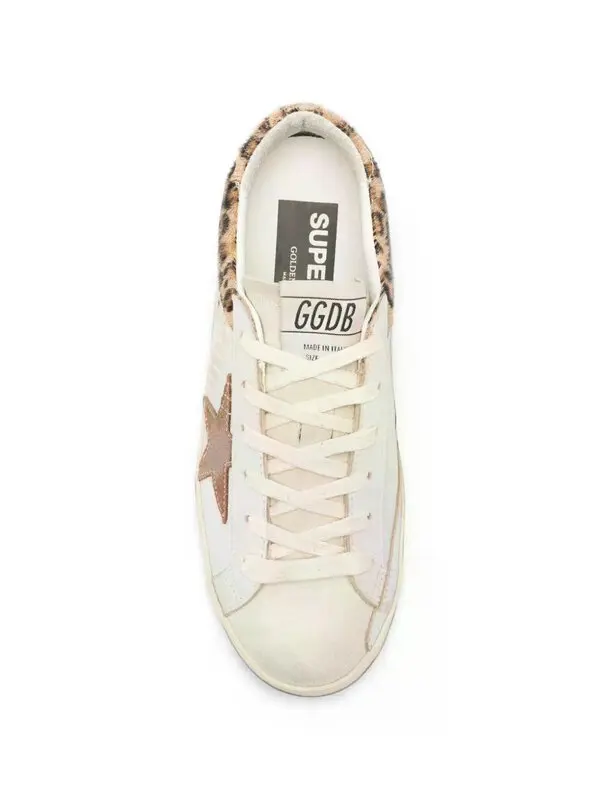 GOLDEN GOOSE Super-star Leopard-print Sneakers