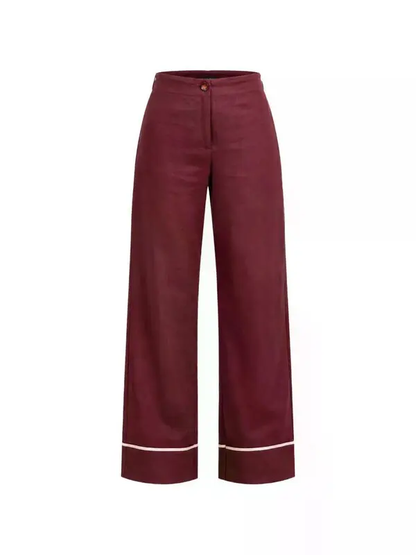 OTRO AMOR Piping-detail Palazzo Pants